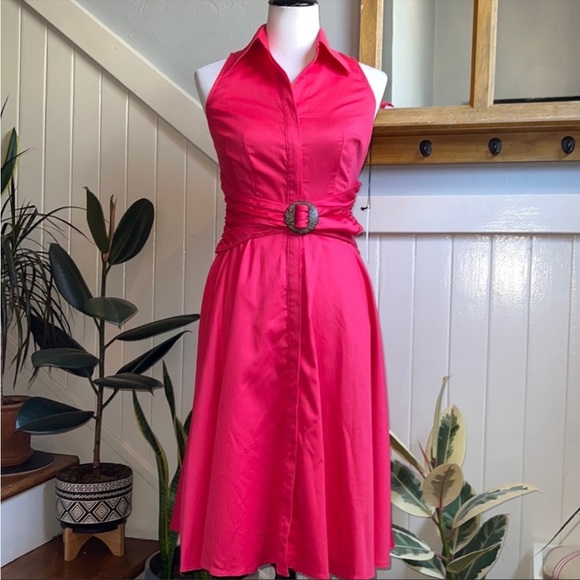 Finley | Dresses | Nwt Finley Laine Sleeveless Shirt Dress In Pink ...